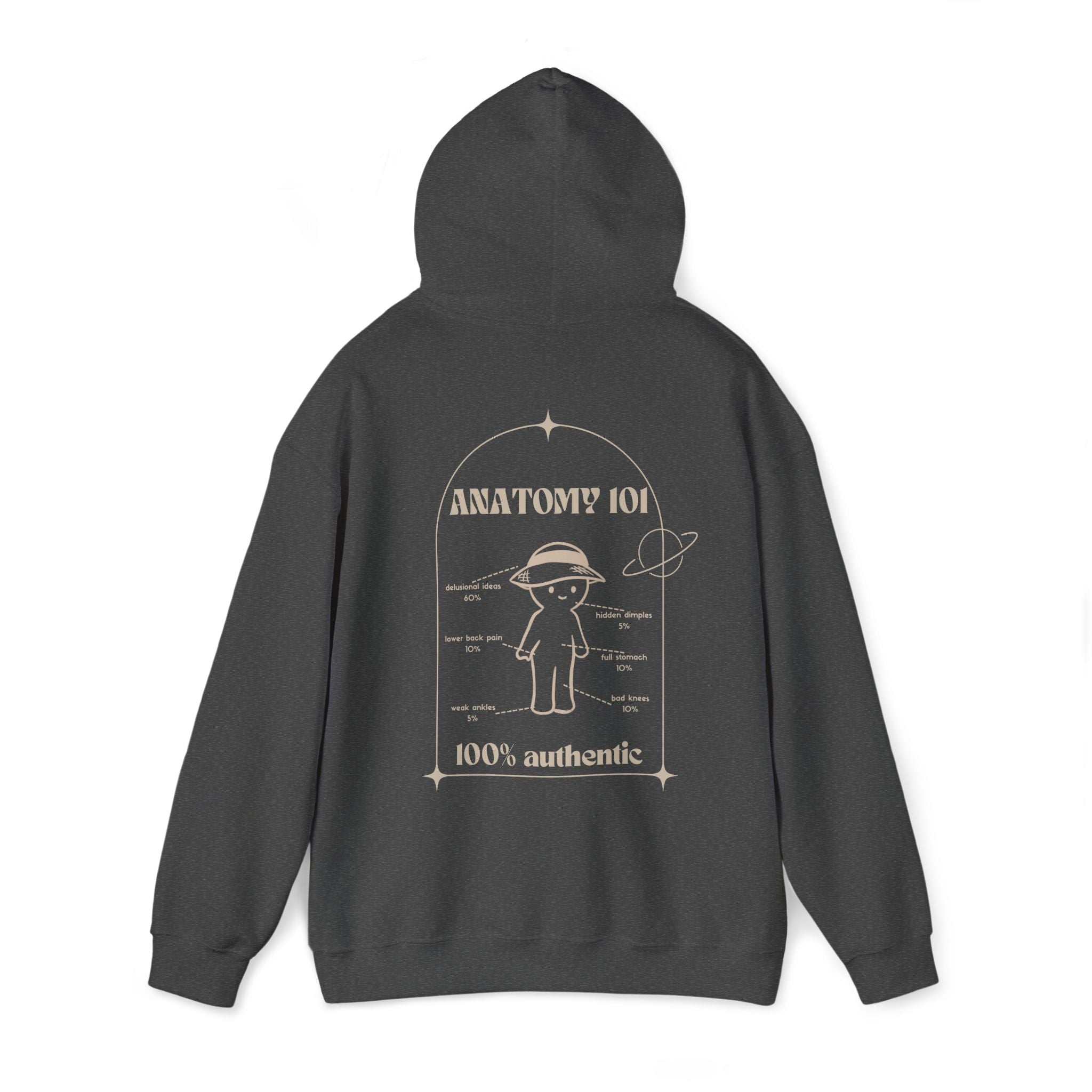 Anatomy 101 Hoodie | Oversized Comfy Anatomy Sweatshirt – viyaura