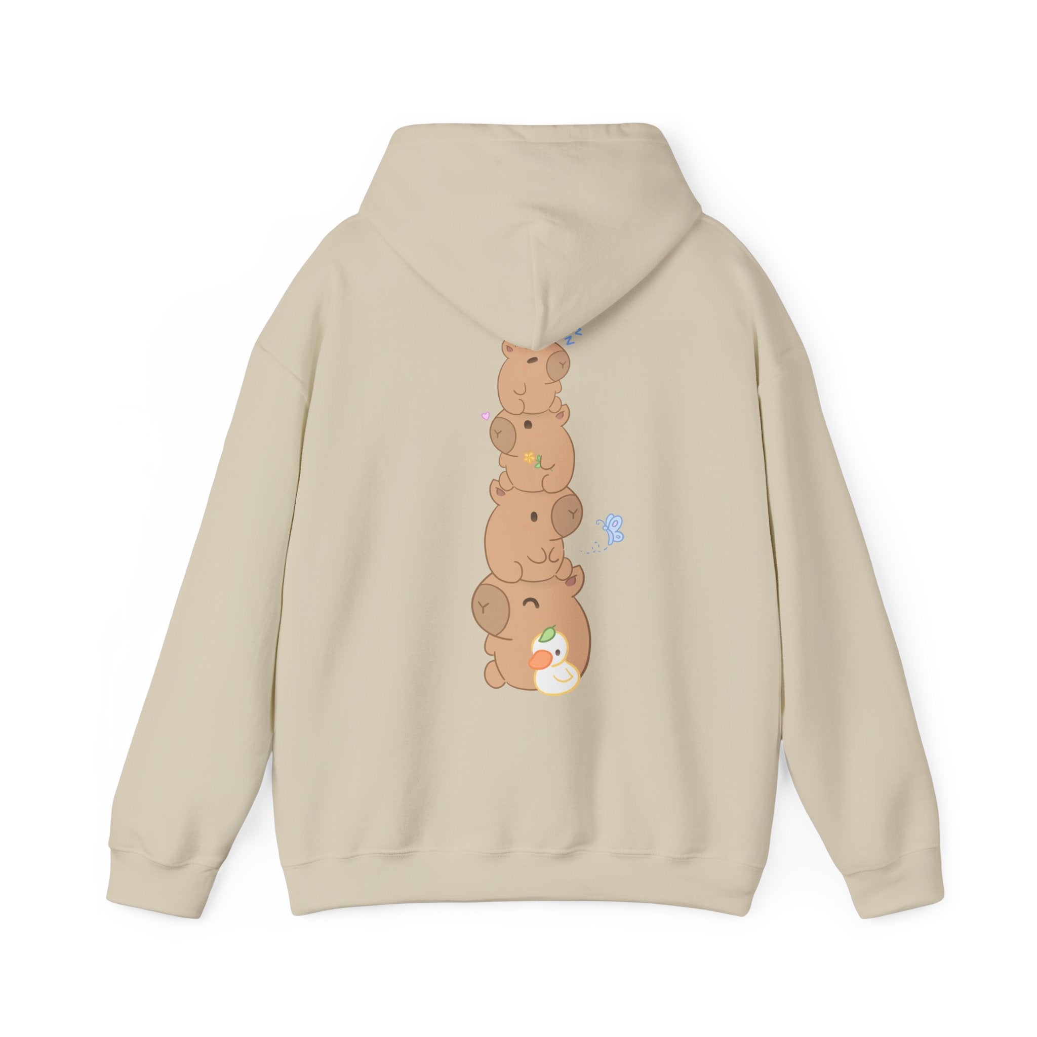"Be Cappy" Capybaras Hoodie | Funny Animal Graphic Hoodie – viyaura