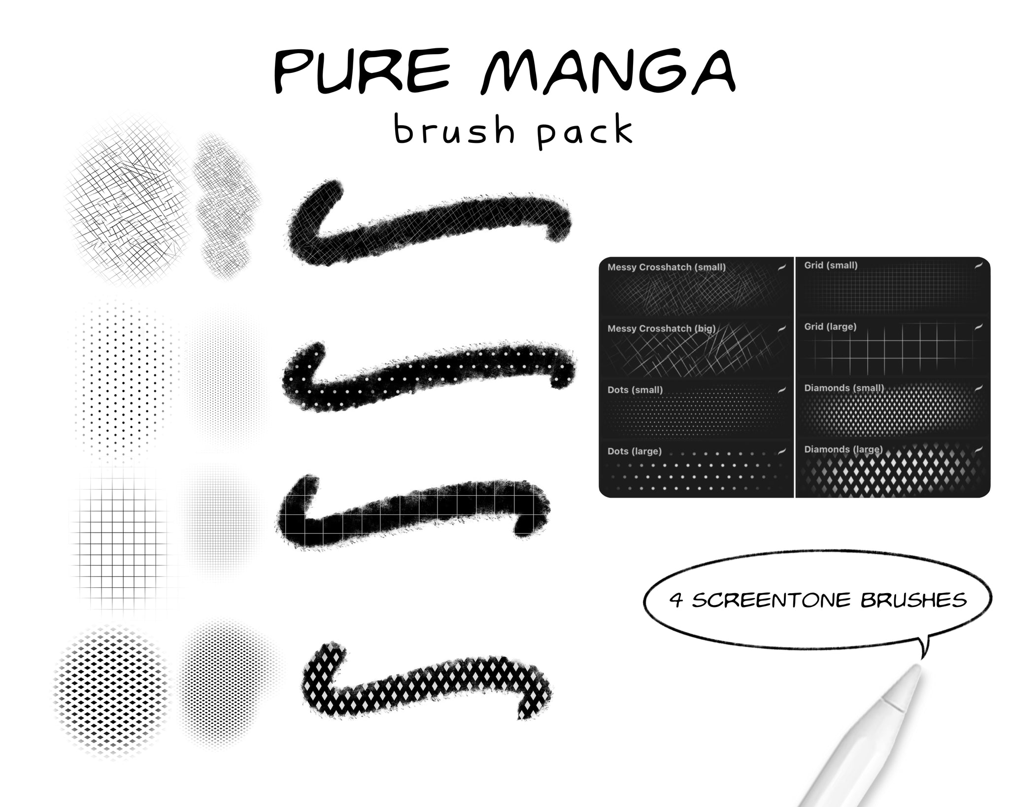 Pure Manga Brush Set – viyaura